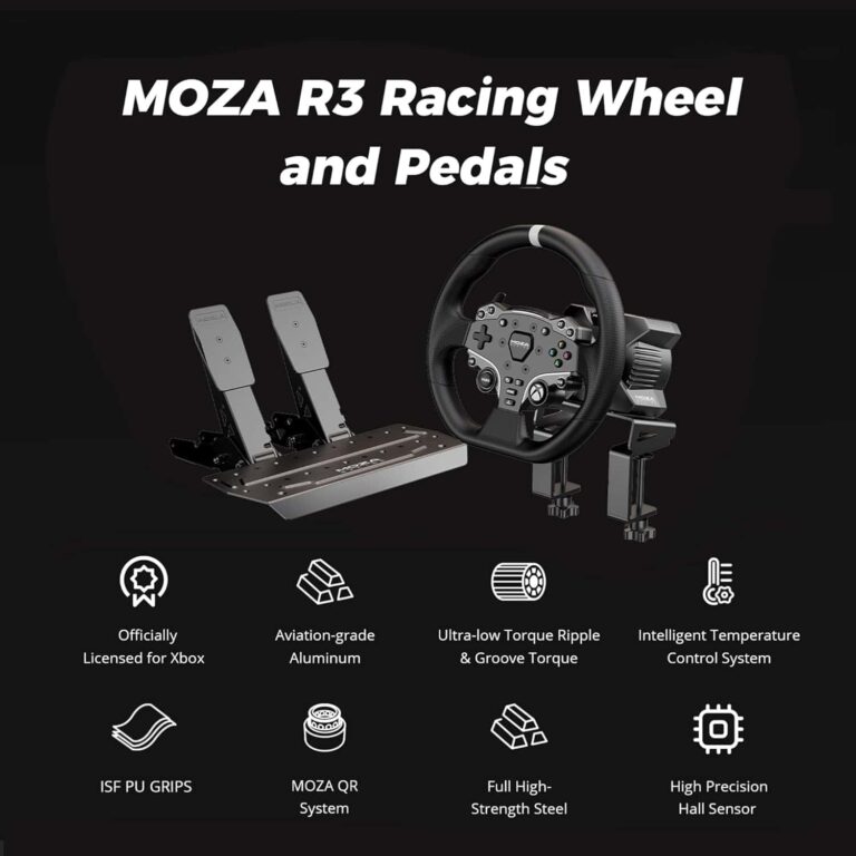 MOZA R3 Racing Wheel and Pedals - Test und Meinung